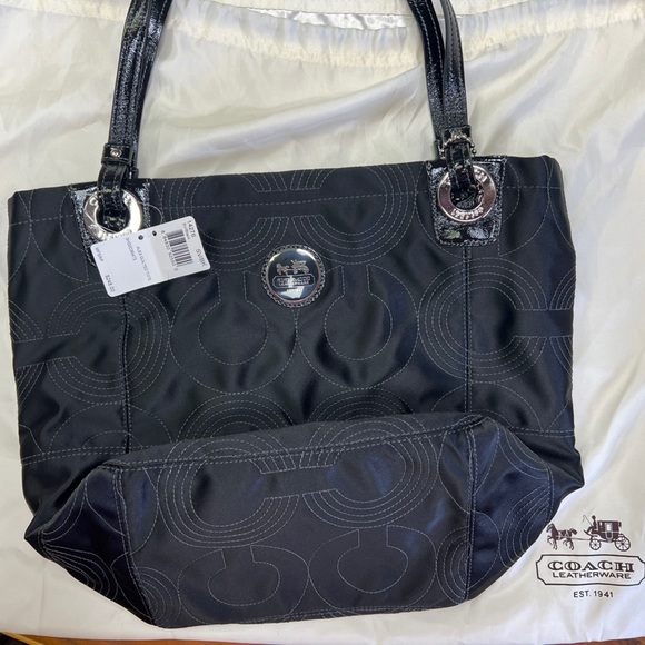 Coach | Bags | Nwt Coach Alex Black Quilted Tote Includes Bag | Poshmark